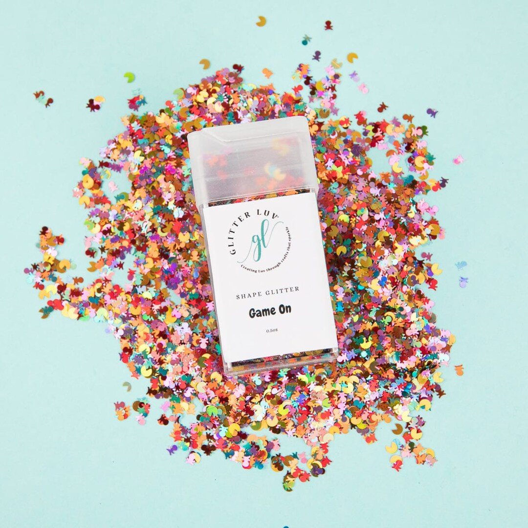 Game on Shapes Glitter - Etsy