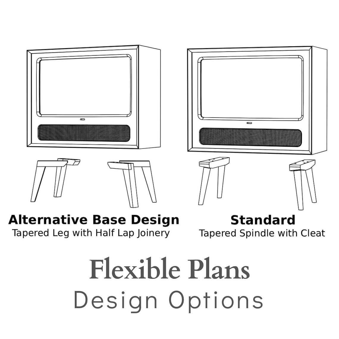 Retro TV Woodworking Plans PDF | Retro TV Build - Etsy