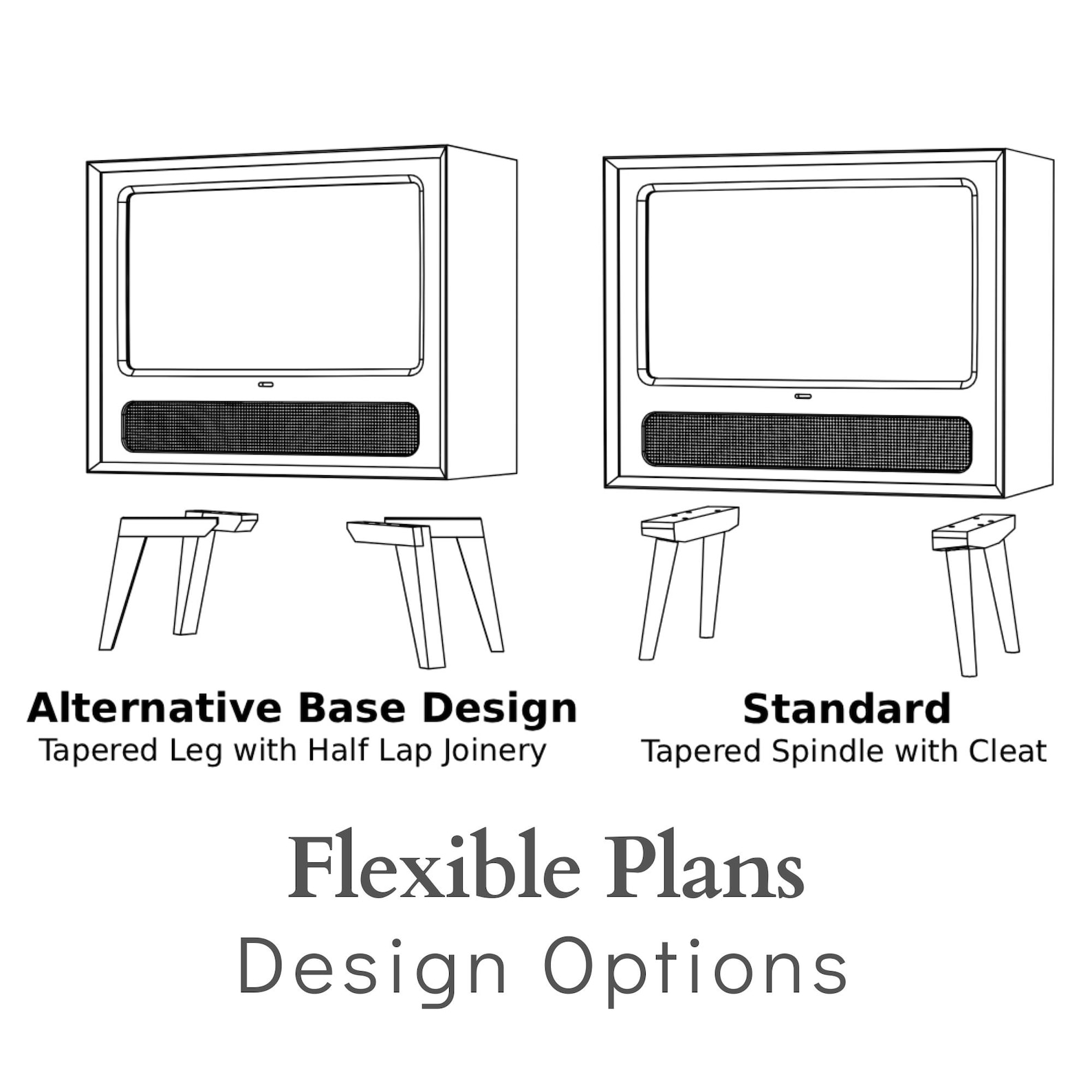 Retro TV Woodworking Plans PDF | Retro TV Build - Etsy