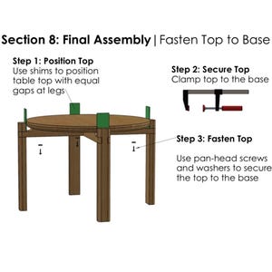 Modern Coffee Table Plans PDF | Printable Woodwork Plan - Etsy