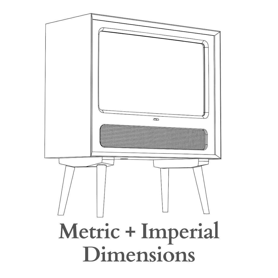 Retro TV Woodworking Plans PDF | Retro TV Build - Etsy