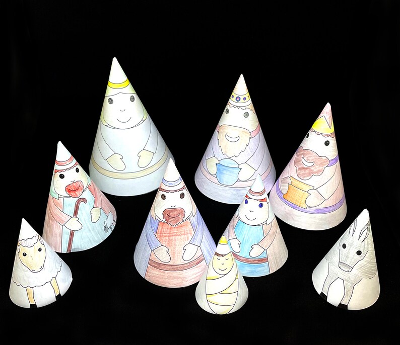 Printable Nativity Christmas Colouring Children's Activity - Etsy