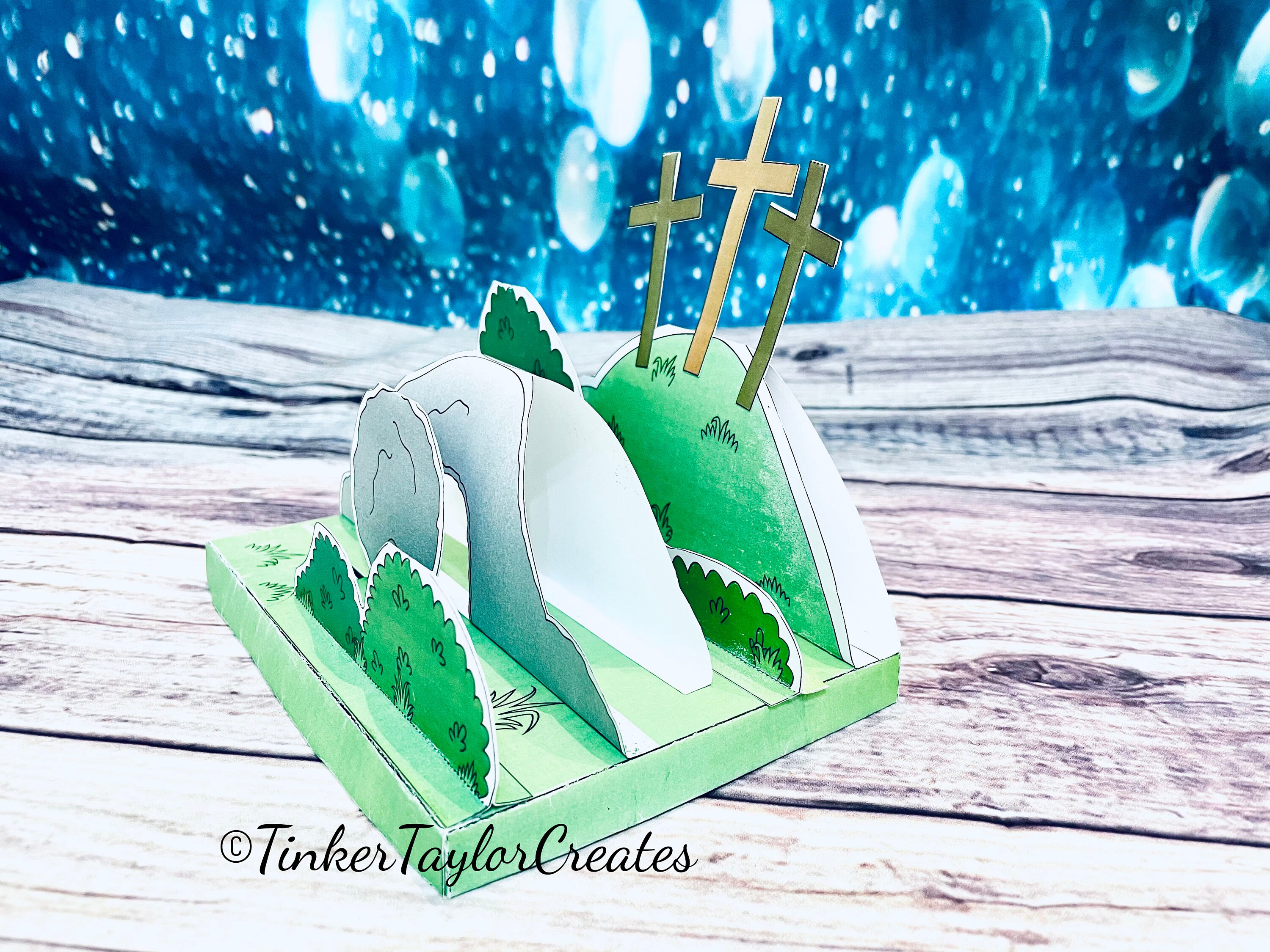 Easter 3D Resurrection Garden Printable PDF - Etsy