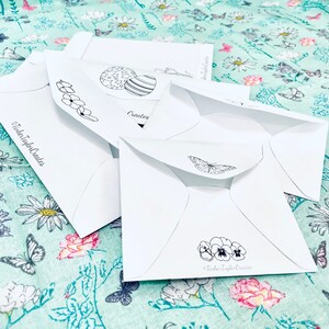 Printable Easter Cards and Envelopes Pack of 10 PDF - Etsy
