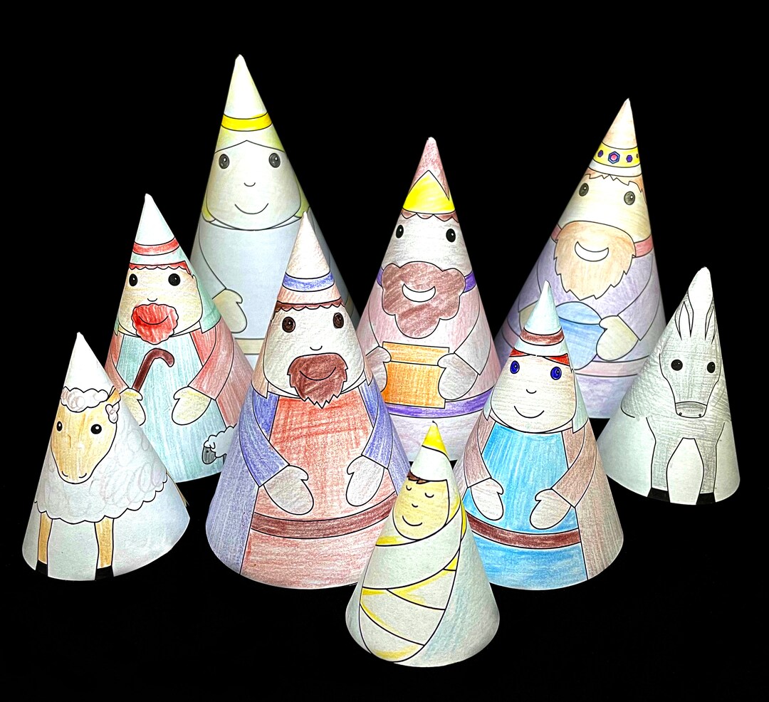 Printable Nativity Christmas Colouring Children's Activity - Etsy