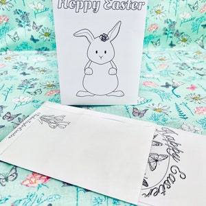 Printable Easter Cards and Envelopes Pack of 10 PDF - Etsy