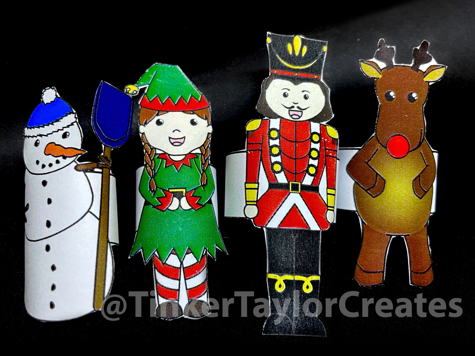 Printable Christmas Craft Pack PDF 7 Different Christmas Themed ...