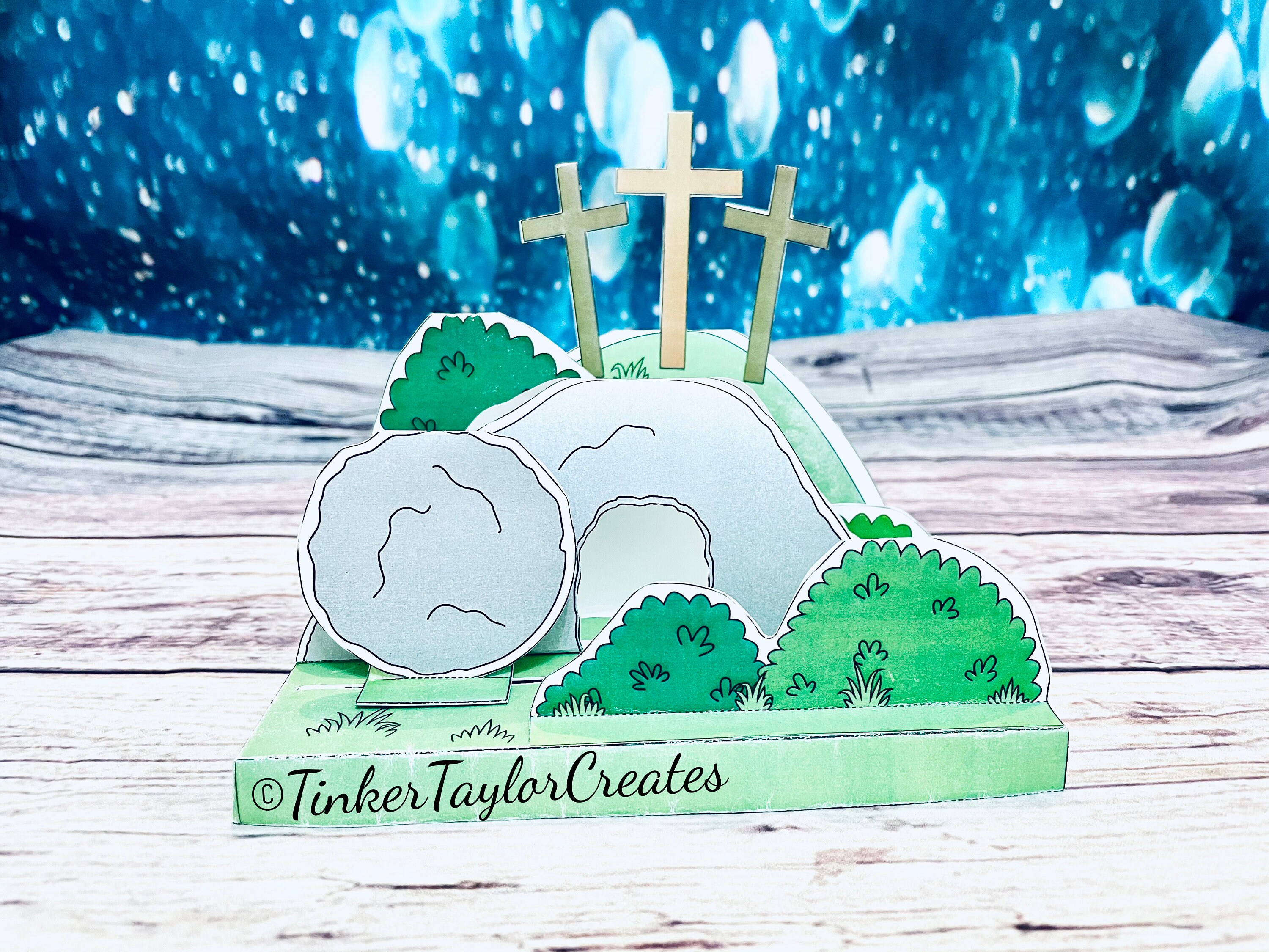 Easter 3D Resurrection Garden Printable PDF - Etsy
