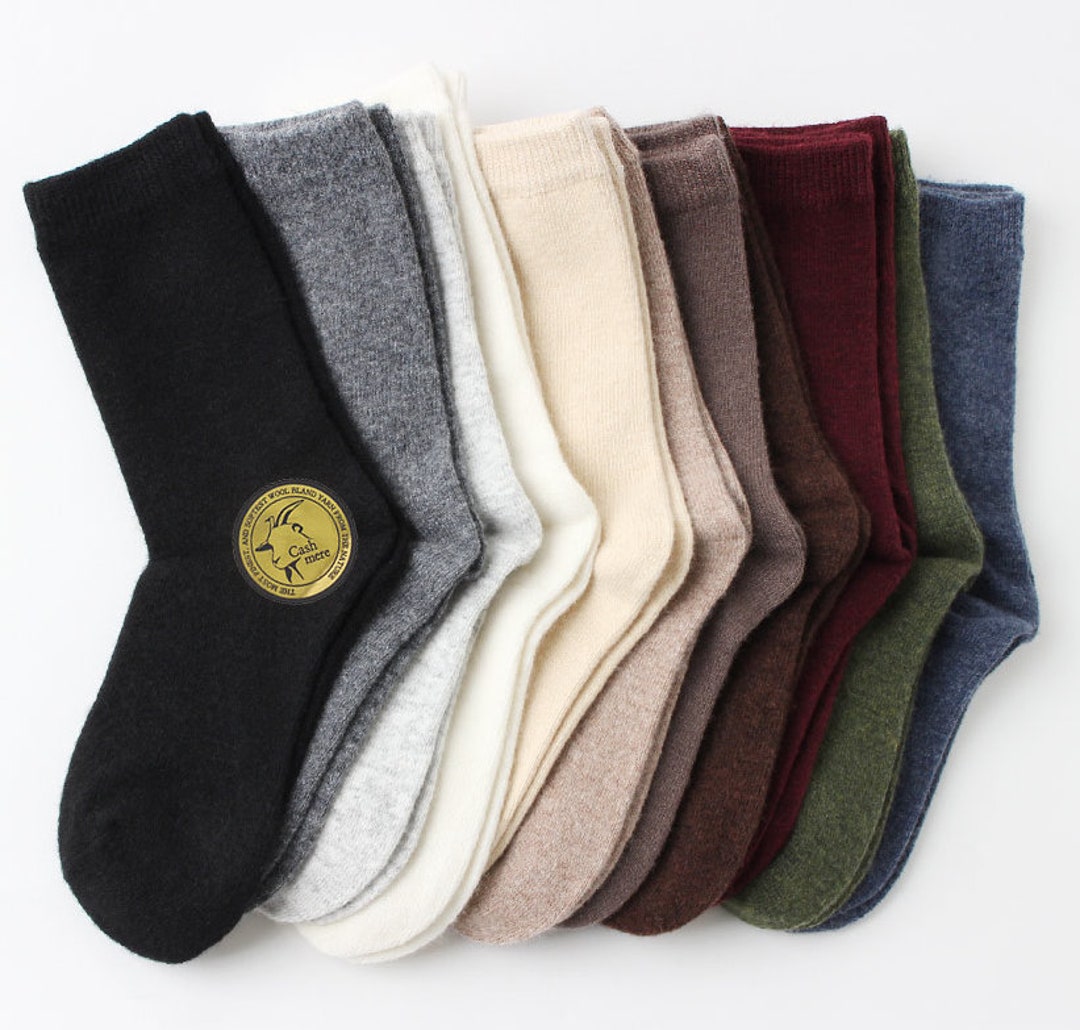 Women's 100% Cashmere Wool Sock Women's Cashmere - Etsy UK