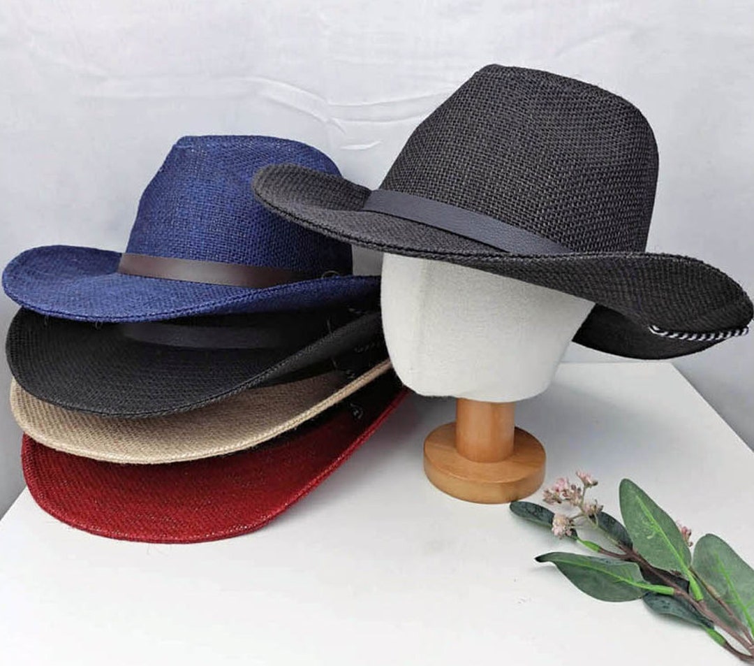 Men's Western Hat. Sombrero Vaquero. Rodeo Cowboy Hat, Summer Cowboy ...