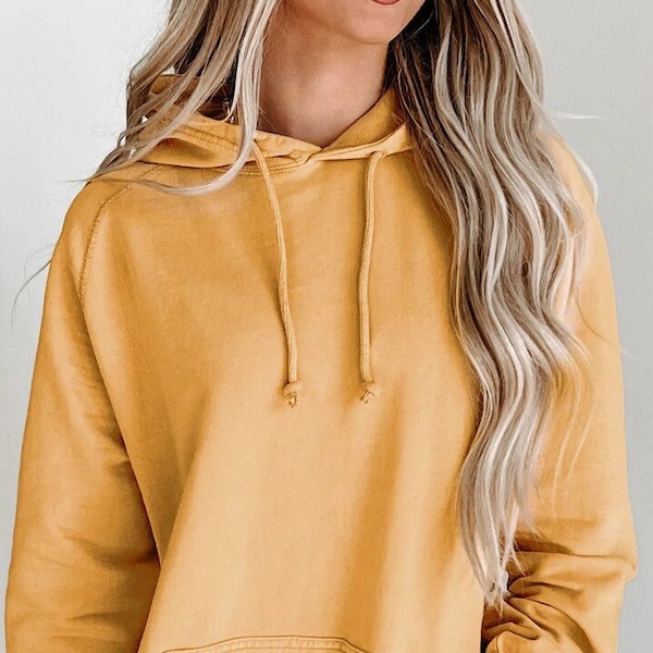 Yellow Hoodie - Etsy