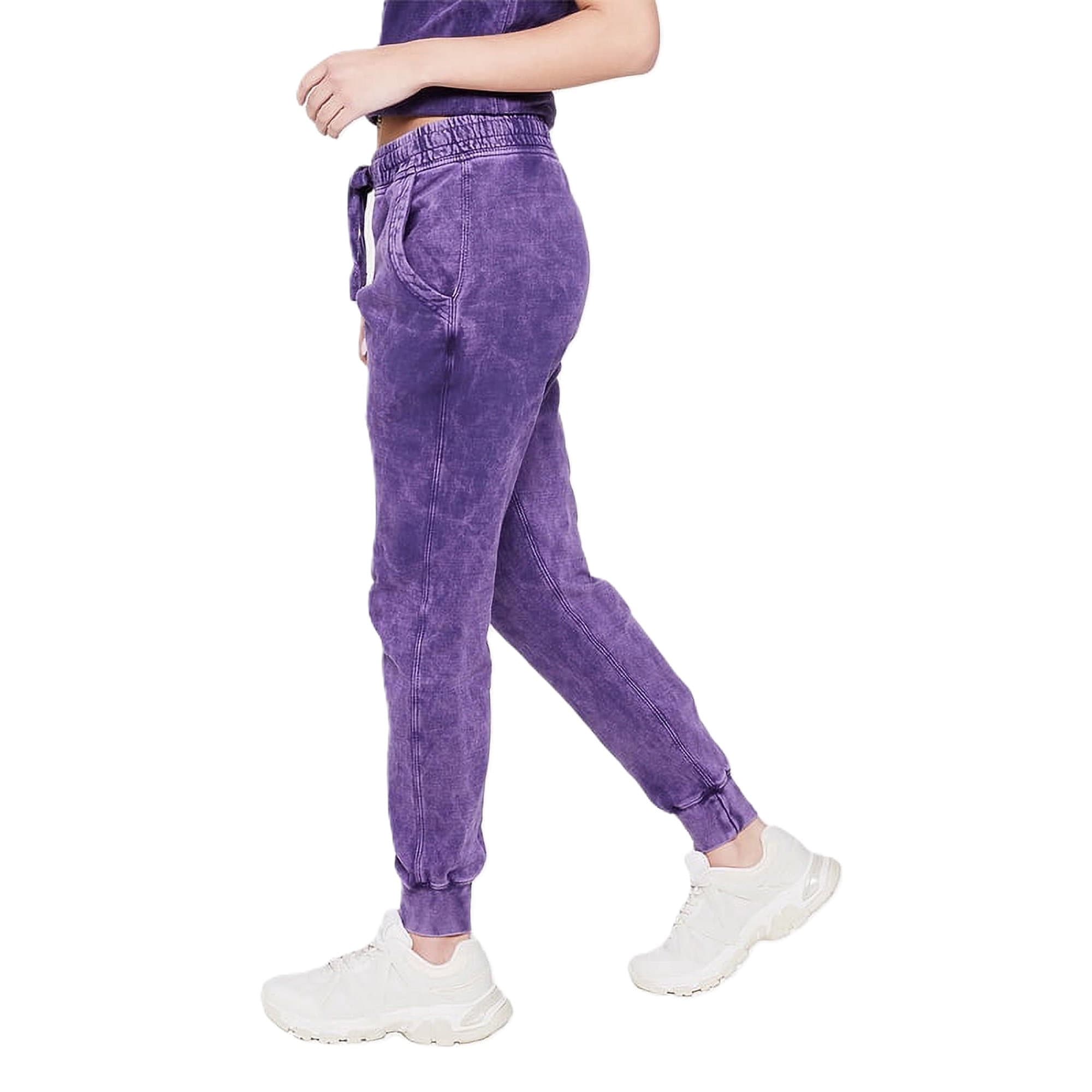 Vintage Mineral Wash Cloud Purple Jogger Pant, Sweat Pant Women, Jogger ...