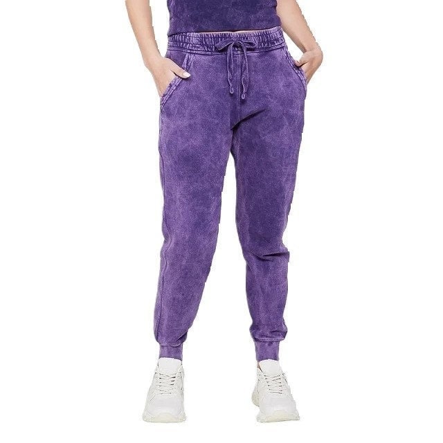 Vintage Mineral Wash Cloud Purple Jogger Pant, Sweat Pant Women, Jogger ...