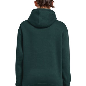 Forest Green Hooded Sweatshirt, Dark Green Hoodie Men, Camping Hoodies ...