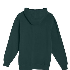 Forest Green Hooded Sweatshirt, Dark Green Hoodie Men, Camping Hoodies ...