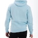 Light Blue Mist Hooded Sweatshirt, Baby Blue Hoodies for Women, Sky ...
