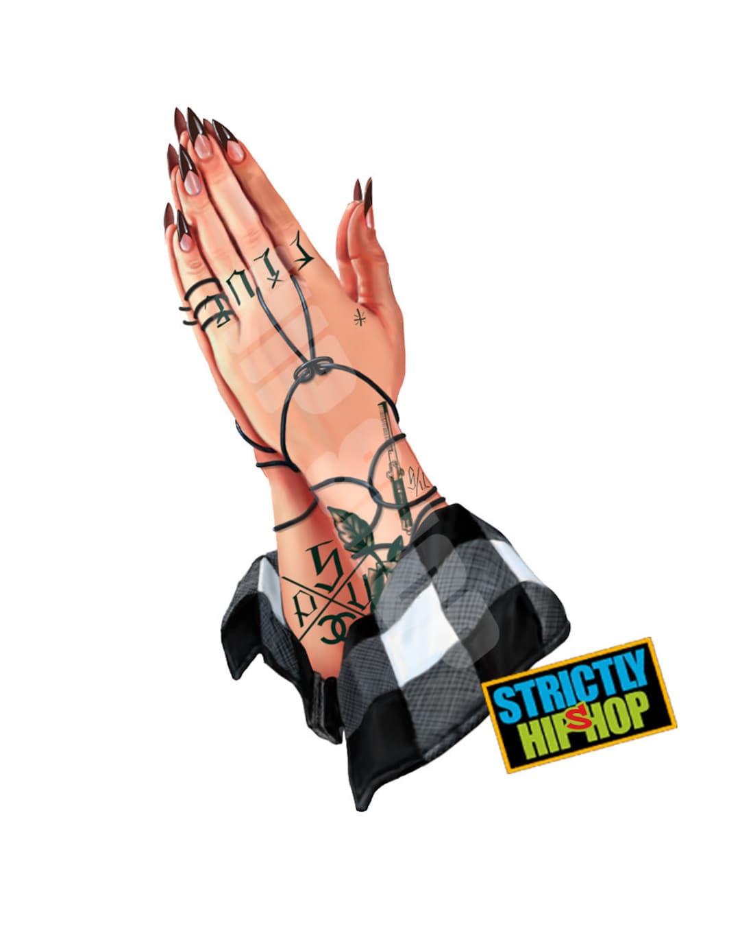 Chola Praying Hands Design - Etsy