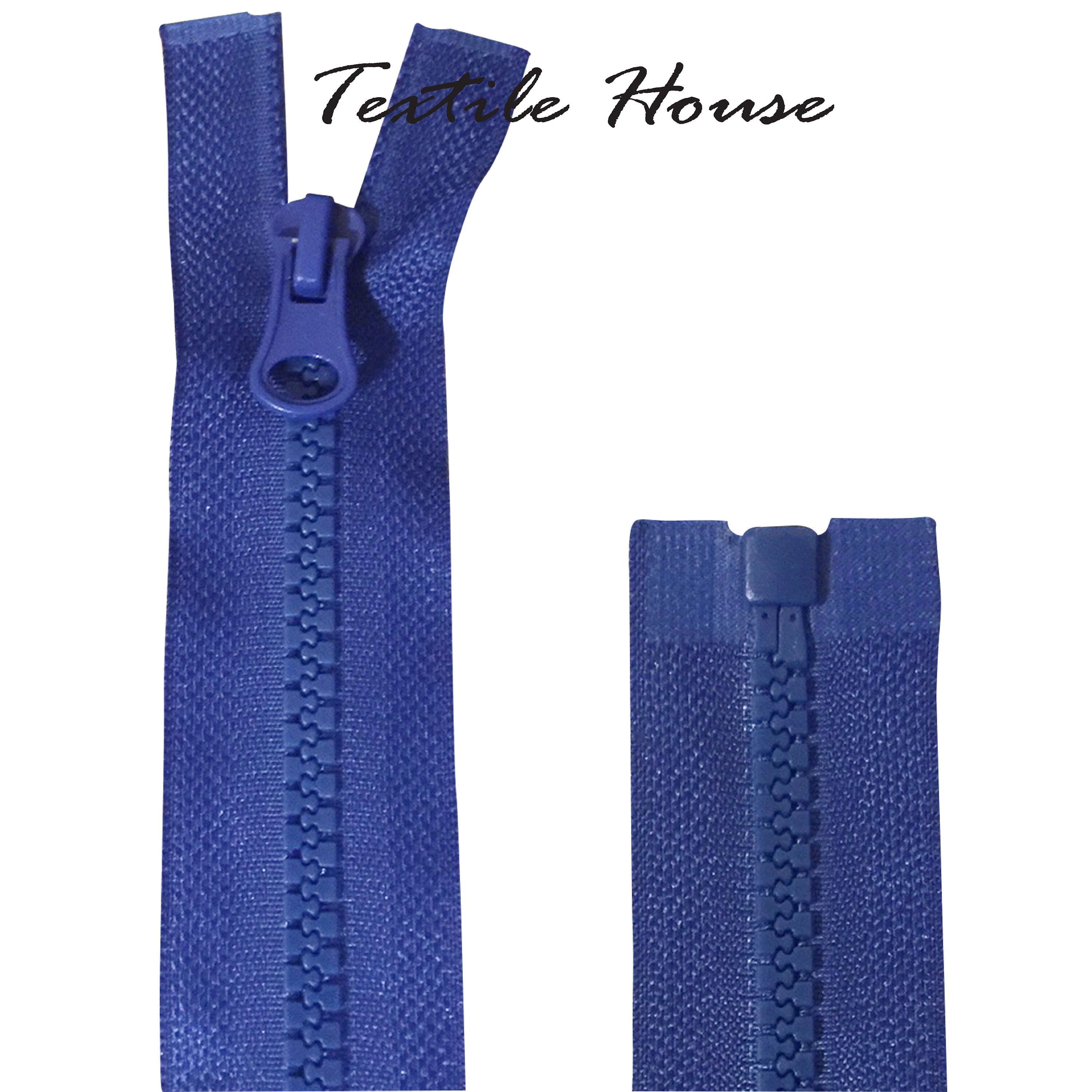 Chunky Zip Zipper Teeth Open End Plastic Number 5 No 5 #5 Heavy Duty ...