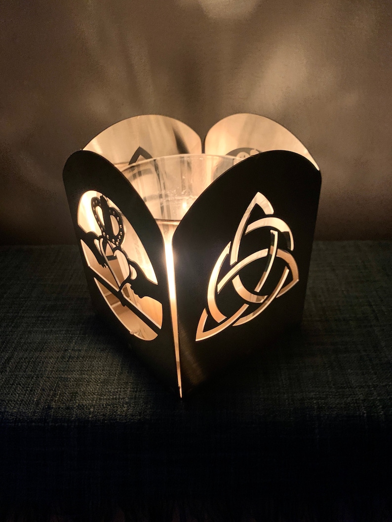 1b-celtic/irish Custom Made Stainless Steel Candle Holder! Perfect for ...