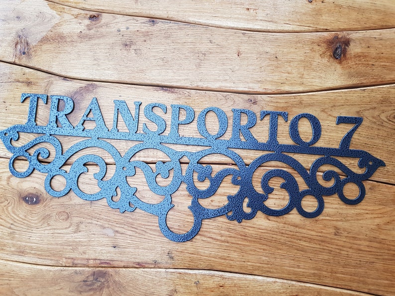 Outdoor Metal Address Sign and House Numbe, DXF CNC, Street Name Svg ...