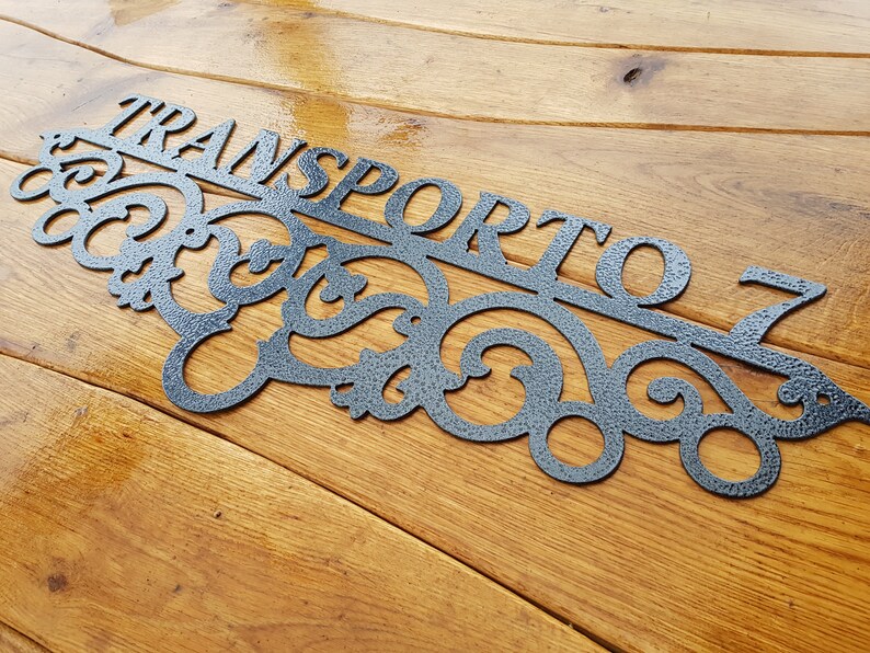 Outdoor Metal Address Sign and House Numbe, DXF CNC, Street Name Svg ...