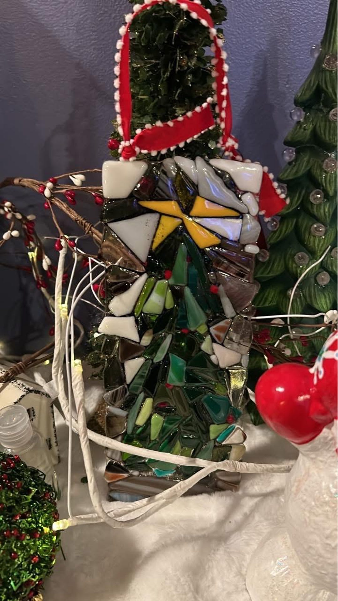 Fused Glass Mosaic Christmas Tree - Etsy