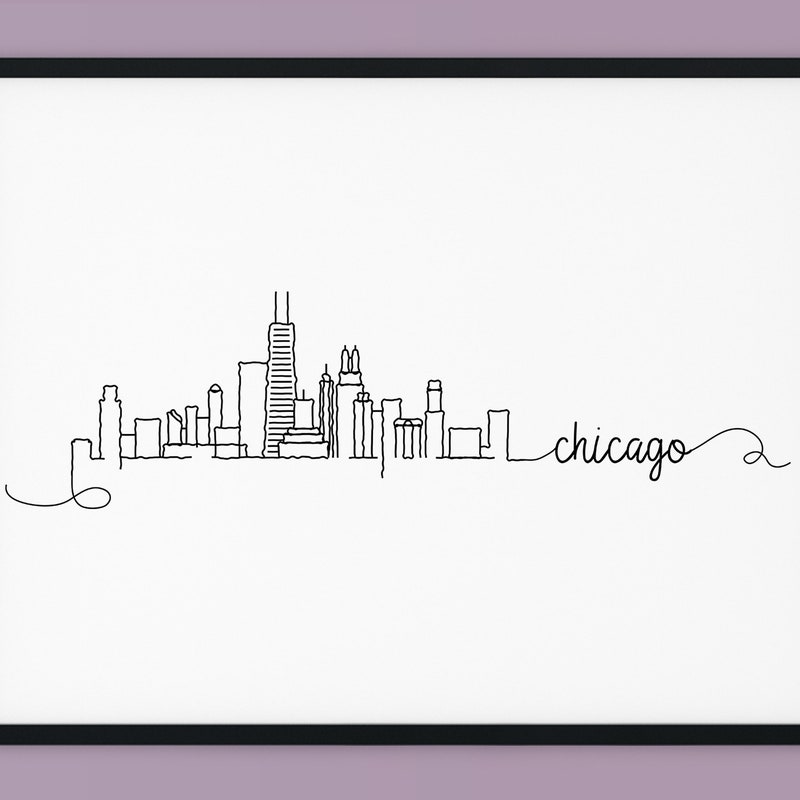 Chicago Print Download - Etsy