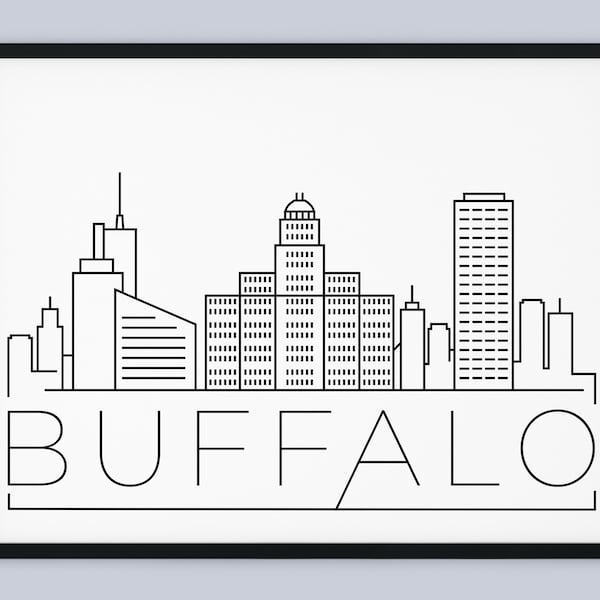 Buffalo Poster - Etsy