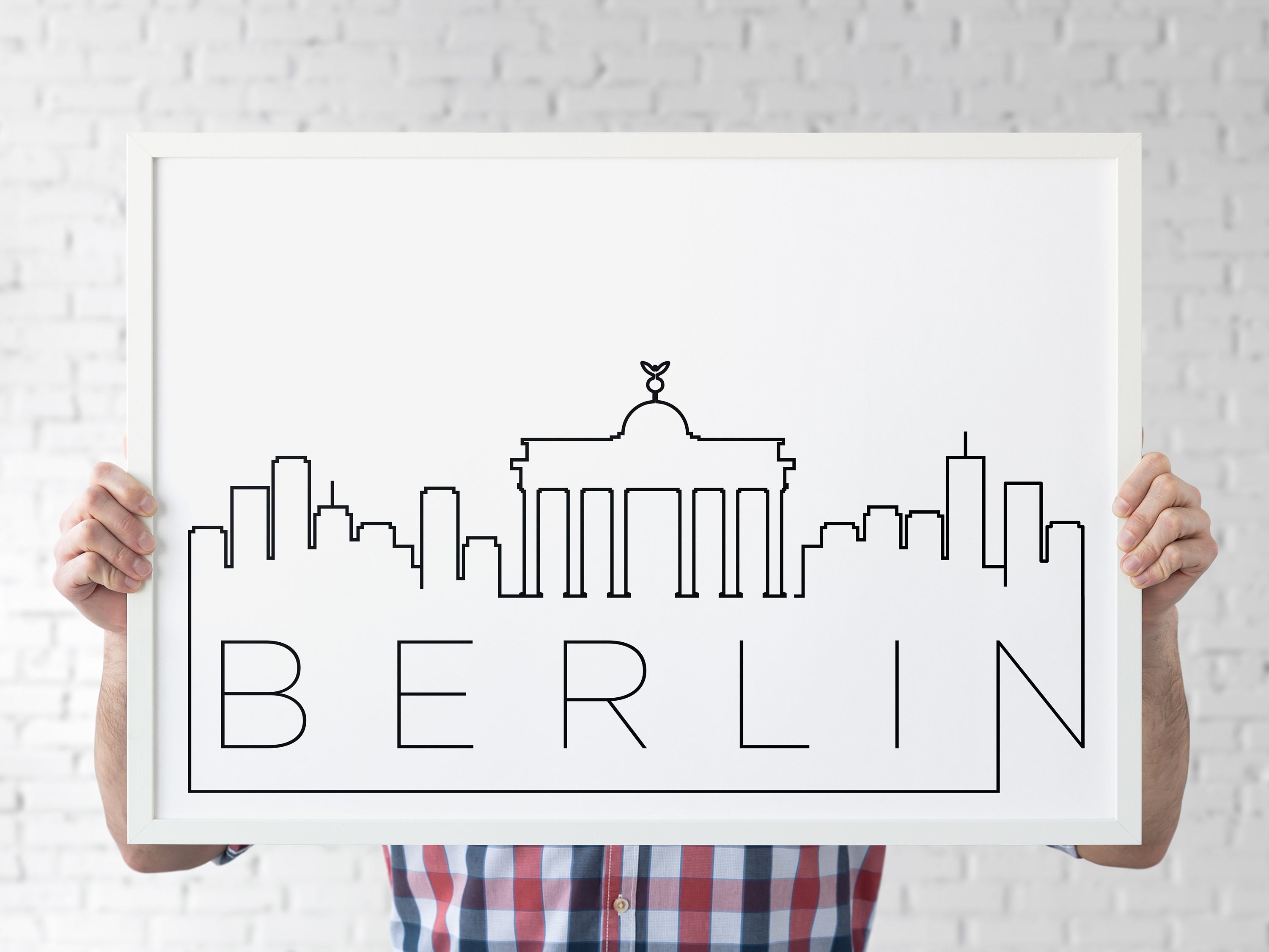 Berlin Skyline Print, Germany Printable, Berlin Poster, Berlin City ...