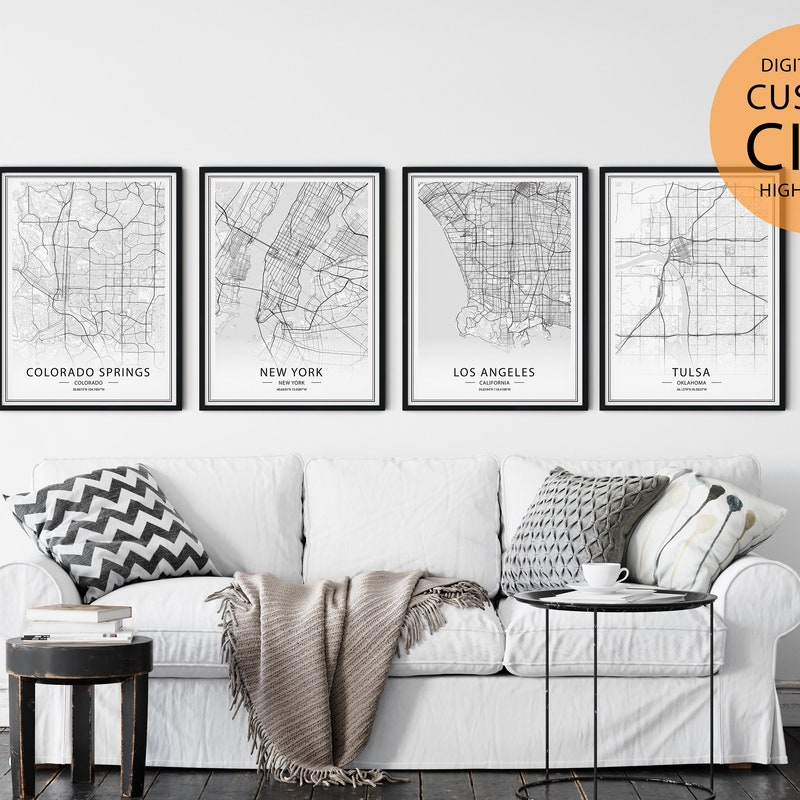 Map Print - Etsy