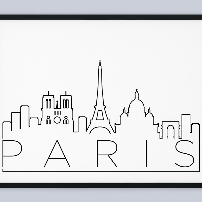 Paris Landmarks - Etsy