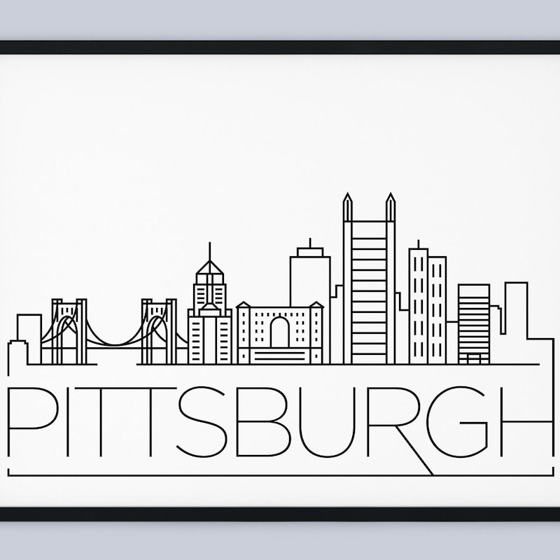Pittsburgh Print - Etsy
