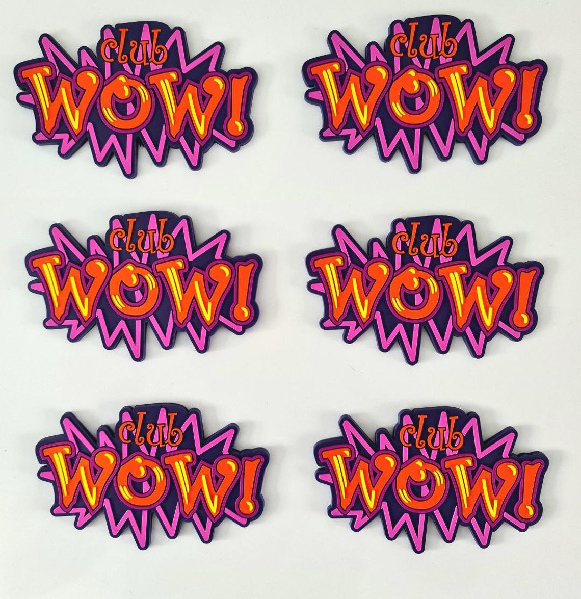 Club WOW 2D PVC Coaster - Etsy