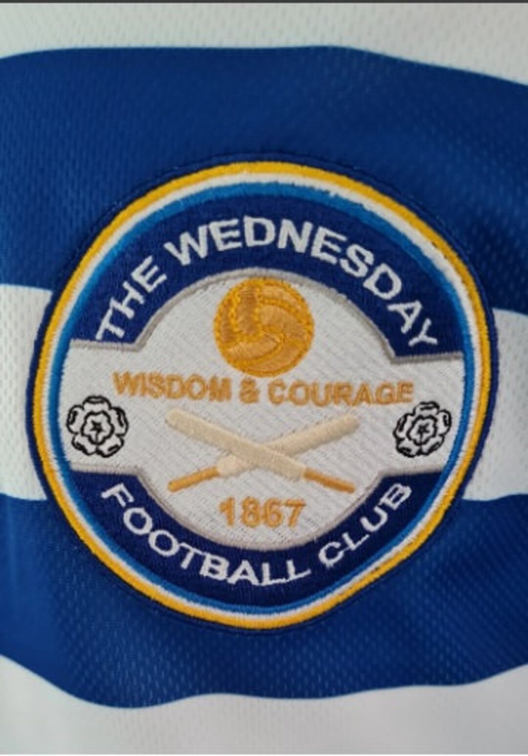The Wednesday 1872 Retro First EVER Home Shirt! Sheffield Wednesday ...