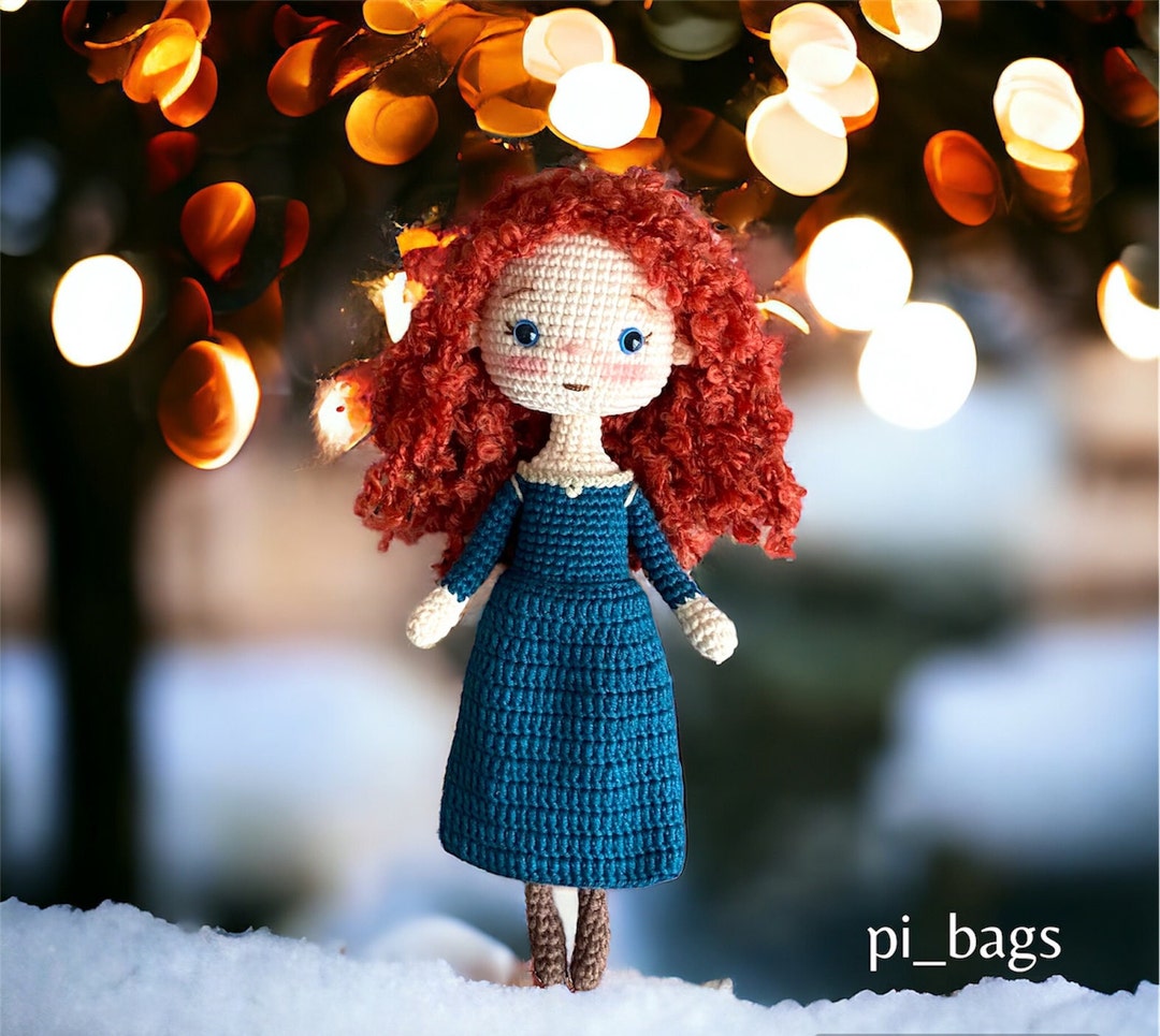 Merida Doll Pattern / Amigurumidoll/ English Pattern/ Crochet Doll ...