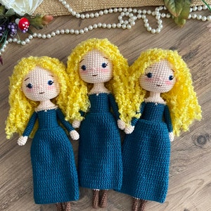 Merida Doll Pattern / Amigurumidoll/ English Pattern/ Crochet Doll ...