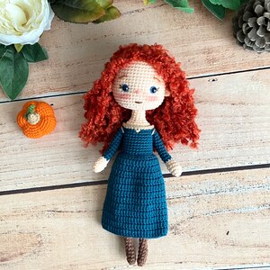 Merida Doll Pattern / Amigurumidoll/ English Pattern/ Crochet Doll ...