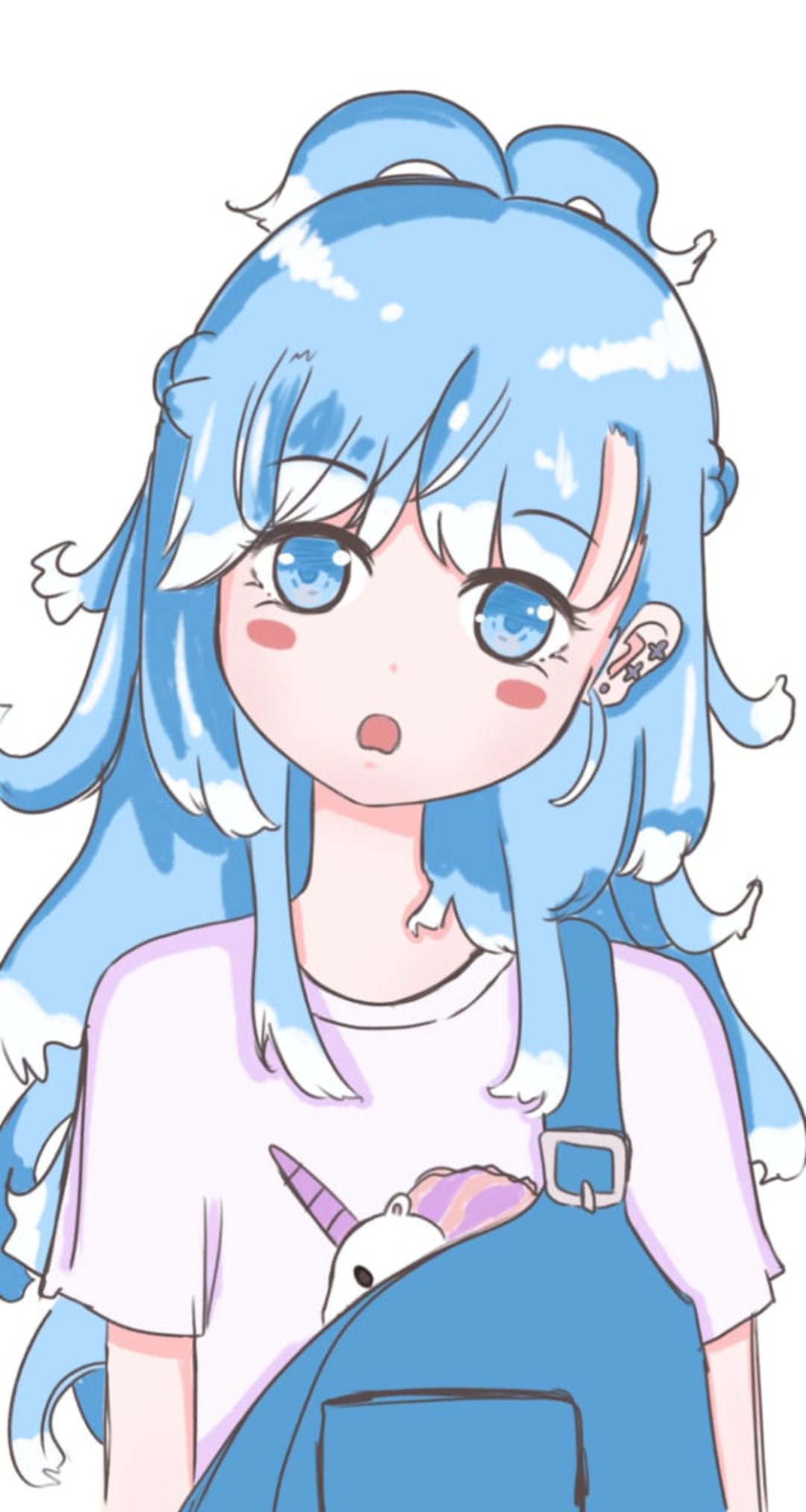 Custom Anime Portrait Cute Chibi Cartoon Commission Digital Portrait ...