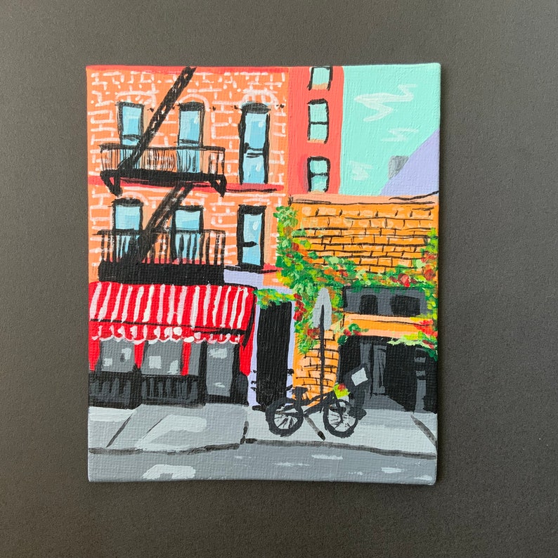 Acrylic Street Painting Original Painting Street Art Wall - Etsy