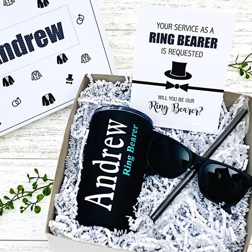 Ring Bearer Proposal Card - Etsy