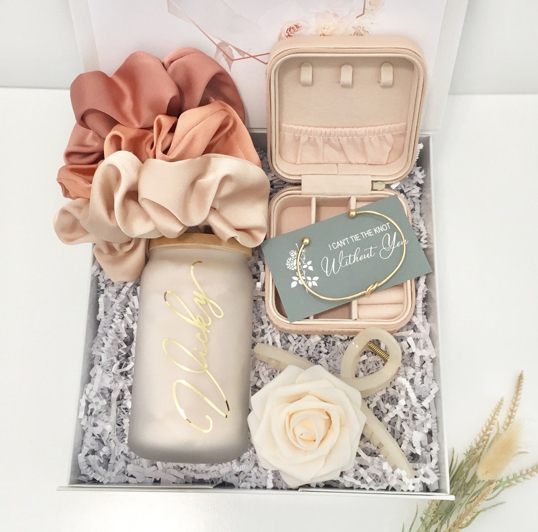 Bridesmaid Proposal Box Personalized Gift Blush Will You Be My ...