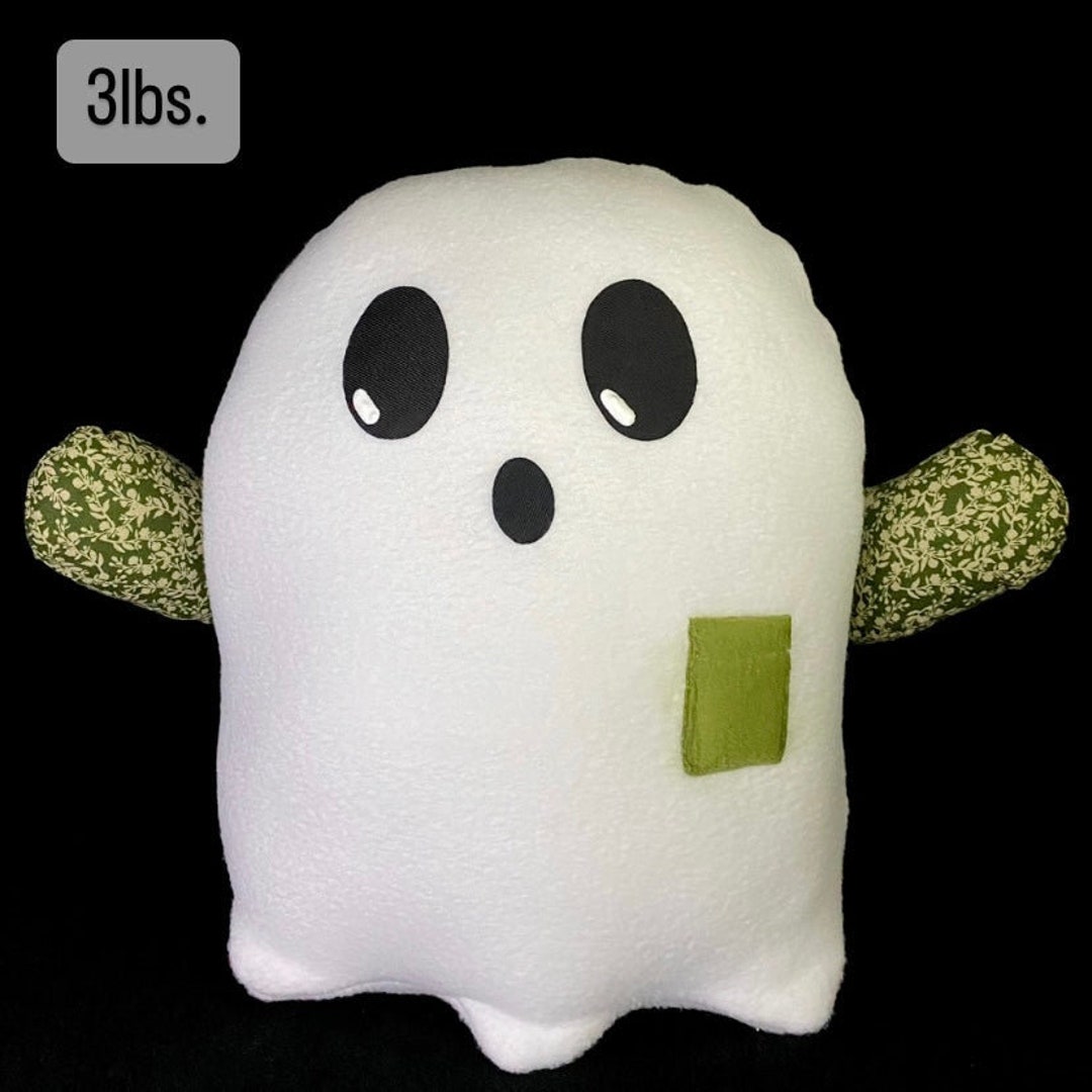 3lb Gloomy Ghost *with Pocket and Removable Crystal Heart* - Customizable Weighted Plush - Etsy