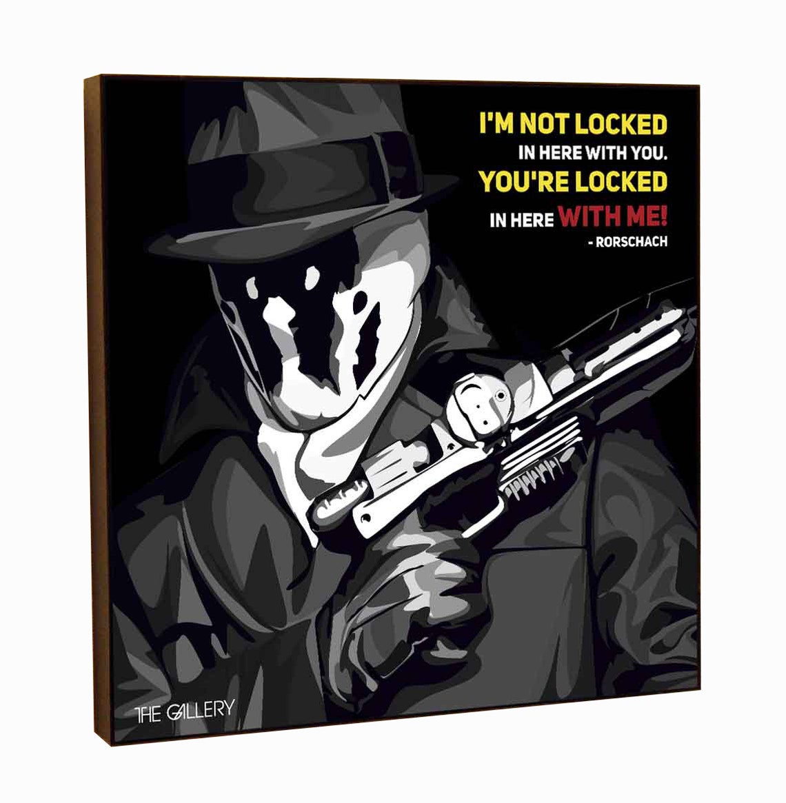 Rorschach Poster Wall Pop Art Framed Canvas | Etsy