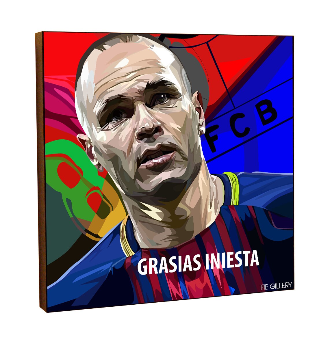 Andres Iniesta Poster Wall Decals Pop Art Gifts Portrait | Etsy