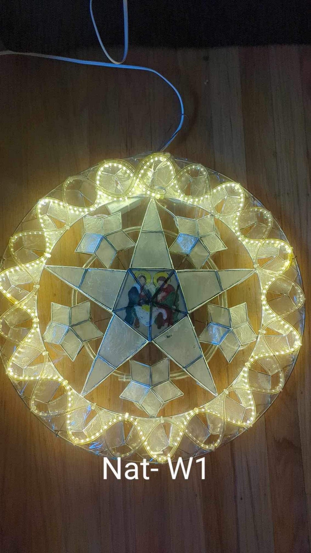 PURE LED PAROL Made of Capiz (20") - Etsy