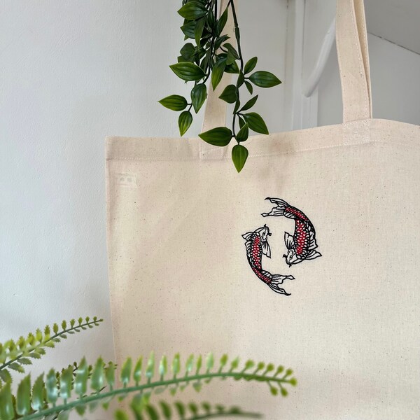 Fish Tote Bag - Etsy
