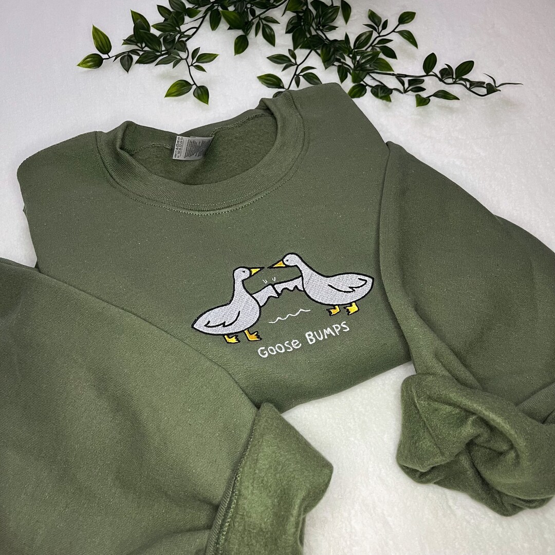 Goose Bumps Sweatshirt | Unisex Sweatshirt | Long Sleeve | Pullover ...