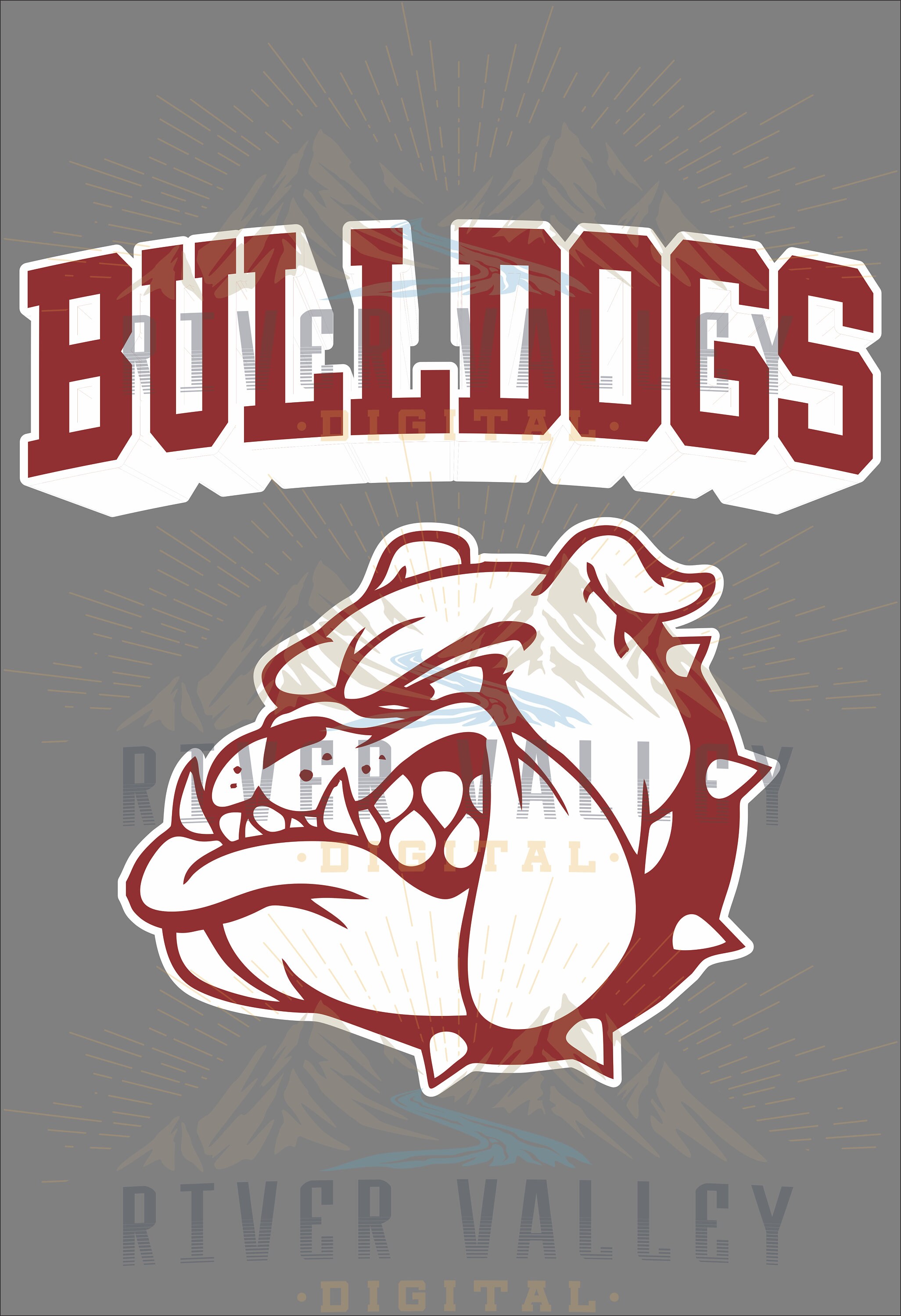 Bulldogs School Spirit SVG|AI|PDF Digital Download Available Now! - Etsy