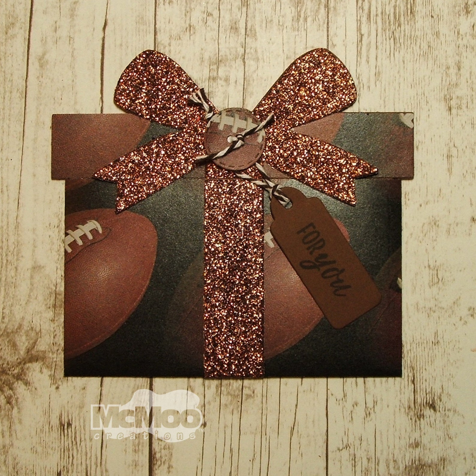Football Gift Card Holder. Gift Card Present. Gift Card Holder. - Etsy