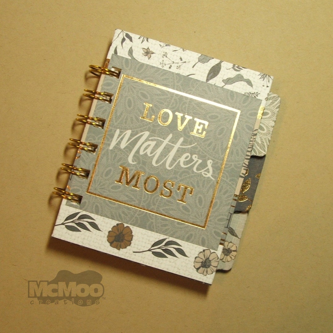 Love Matters Most Mini Notebook. Mini Journal Notebook. Gratitude ...